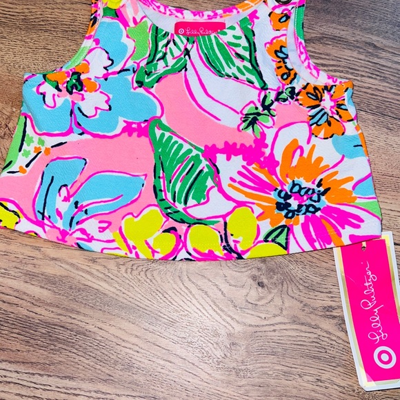 Lilly Pulitzer | Shirts & Tops | Lilly Pulitzer Nosie Posey Crop Tank ...
